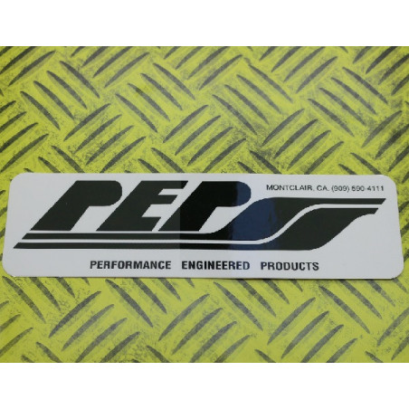 STICKER D'AMORTISSEURS PEP'S NOIR